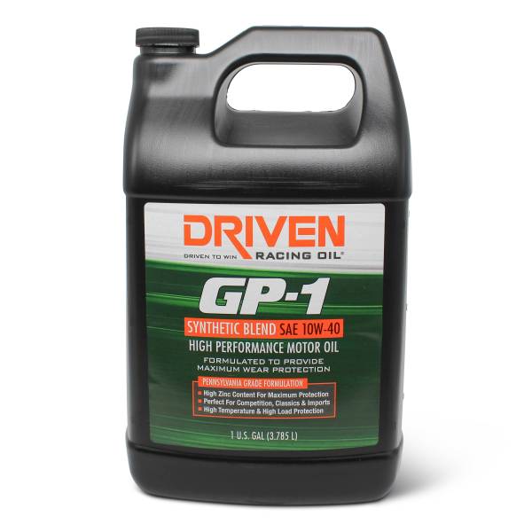 4 Gallon Case | GP-1 10W-40 Synthetic Blend Performance Engine Oil ...