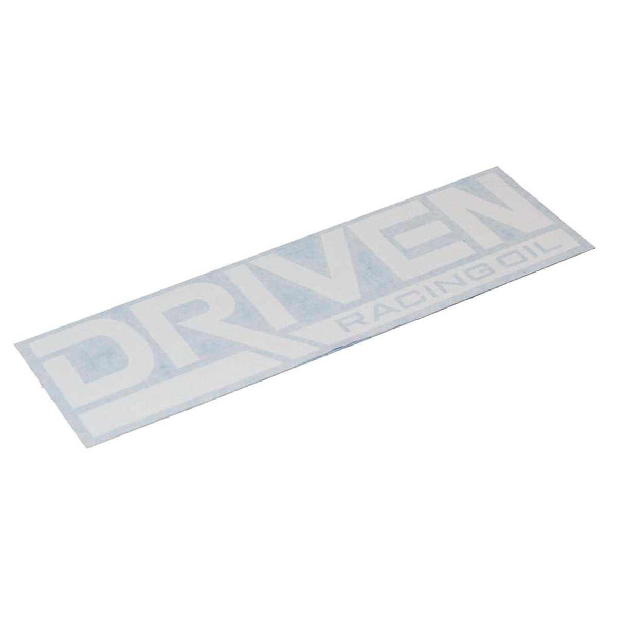 Driven 8" White Die Cut Decal – Driven Racing Oil